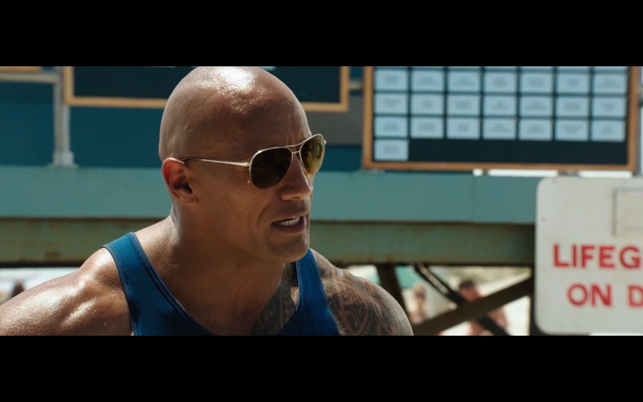 Les lunettes de soleil Ray-Ban Aviator portées par Dwayne Johnson dans ...